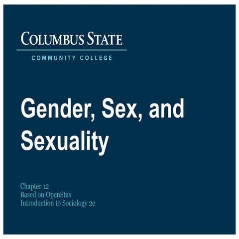 Oer Chapter 12 Sex And Gender Ppt