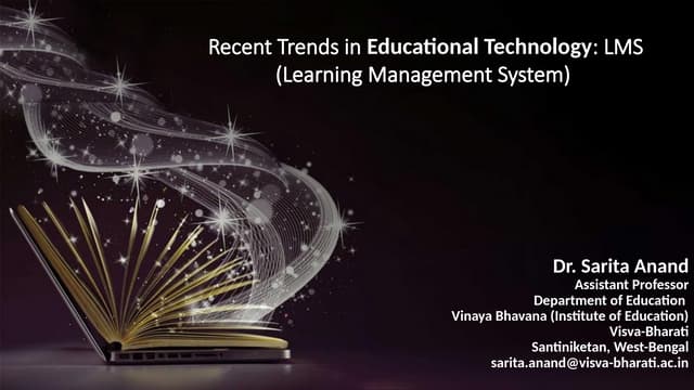 Technology In Teaching And Lms Platform Pptx
