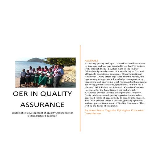 Oer in qa | PDF | Education industry | Industries