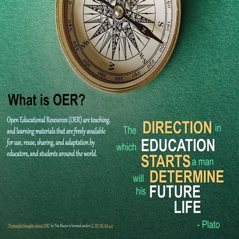 Purposeful thoughts about OER | PPT