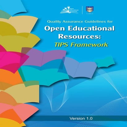 Quality Assurance Guidelines for Open Educational Resources: TIPS ...