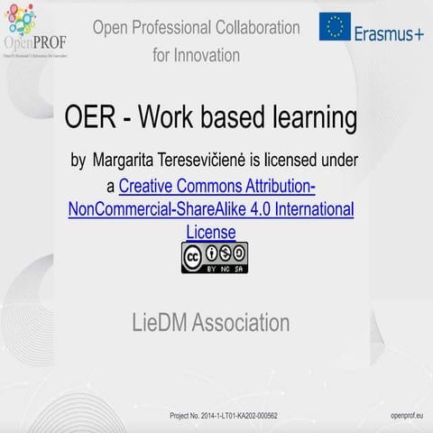 Work based learning | PPTX