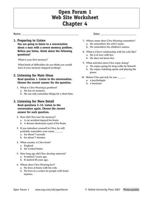 ENGLISH YEAR 1 PAPER 1 | PDF