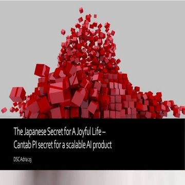 [DSC Adria 23] Sinisa Sljepcevic - The Japanese Secret for a Joyful ...