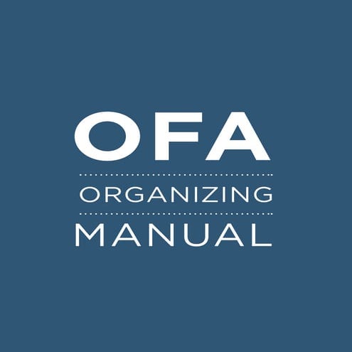 Ofa organizingmanual part3 | PDF