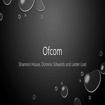 Ofcom | ODP