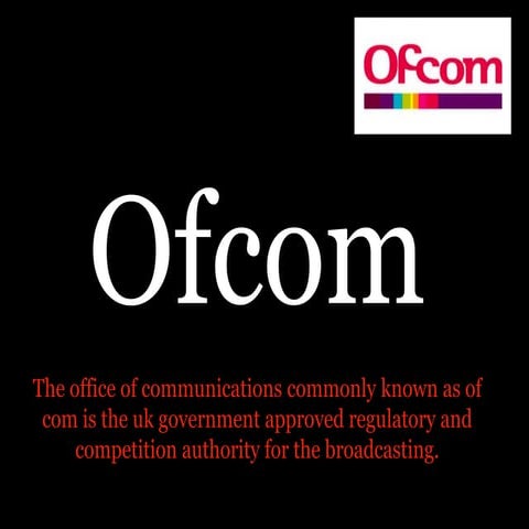 Ofcom and ipso miss crader | PPTX