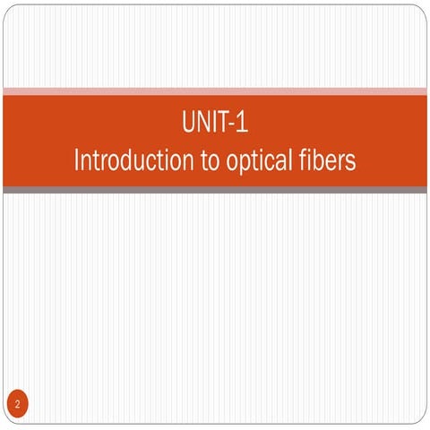 optical fiber communication introduction to optical fibers | PDF