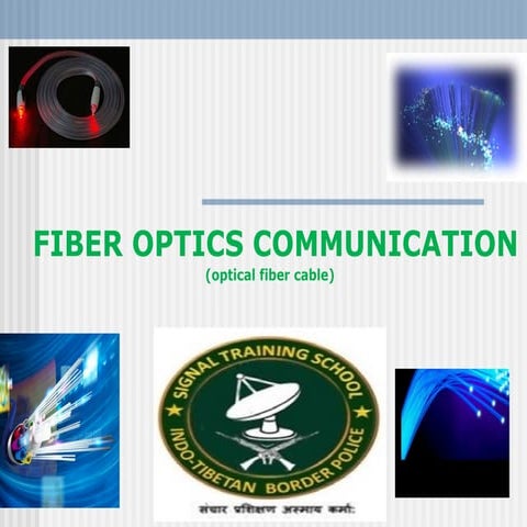 OPTICAL FIBRE COMMUNICATION COMPLETE PPT | PPTX