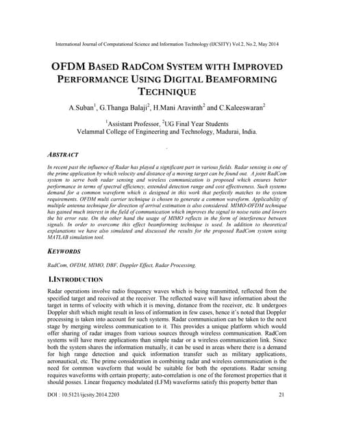 Channel Estimation Techniques in MIMO-OFDM LTE SystemsCauses and Effects of Change Orders on ...