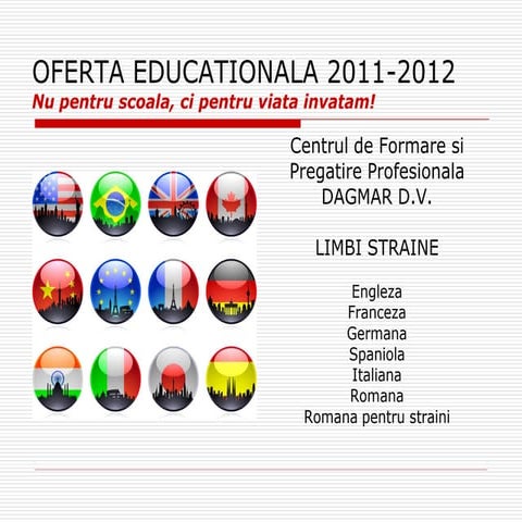 Oferta educationala 2011 2012 | PPT