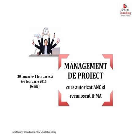 Cursuri Manager de Proiect | PDF