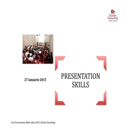 Brosura de prezentare Presentation Skills - open training | PDF