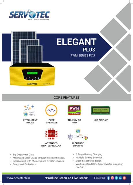 Servotech Solar Panels Catalog | PPTX