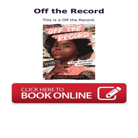 Baixar livro [PDF] Off the Record | PDF