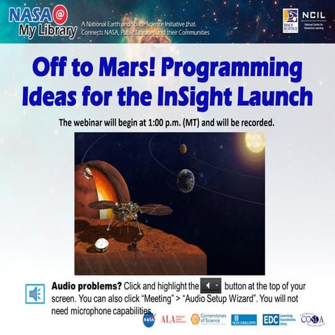 Off to Mars! Programming Ideas for the Insight Launch | PPT