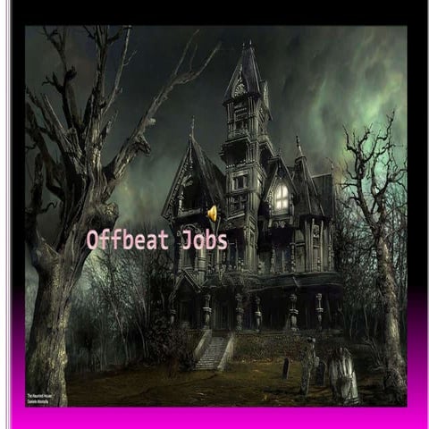 Offbeat jobs | PPTX | Job Search | Careers