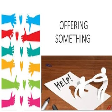 OFFERING SOMETHING, the previous one has discussed about how to make a ...