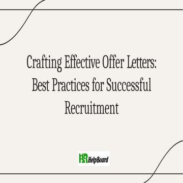 Offer Letter Sample, Job Offer Letter Example | PPTX
