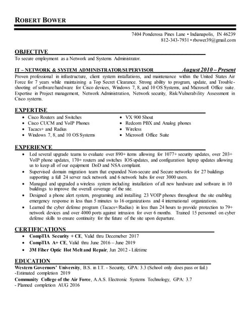 C. Allen Purvis Resume | PDF