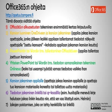 Office365 ohjeita | PPT