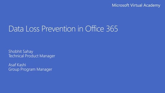 Office 365 Data Loss Prevention Powerpoint | PPT