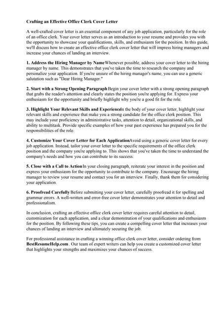 How To Write A Reflective Cover Letter | PDF