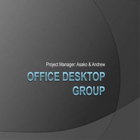 Office Group Project Wbs | DOC