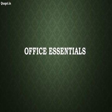 Best Office essentials you can find.pptx