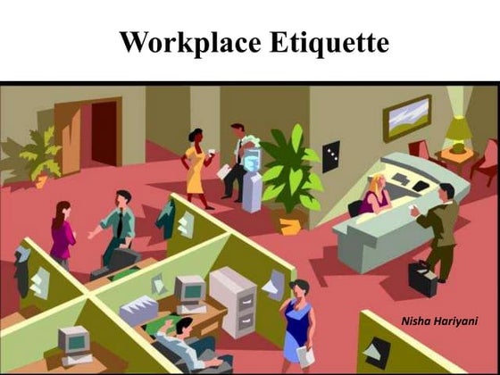 Workplace etiquette & manners | PPTX | Resume Writing and Advice | Job Search