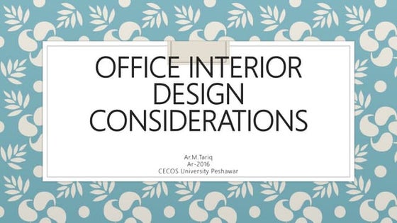 My dream office | PPTX