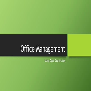 Office management | PPTX