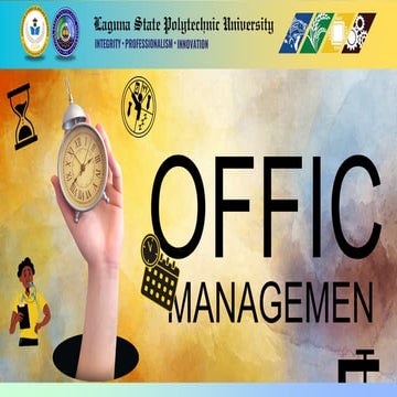 Office Management of Physical Education. | PPTX