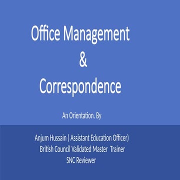 Office management & Correspondences.pptx