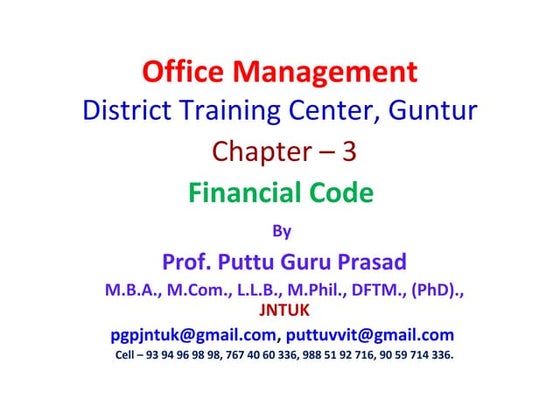 GFR-17,AT A Glance | PPTX | Government Support and Welfare | Financial ...