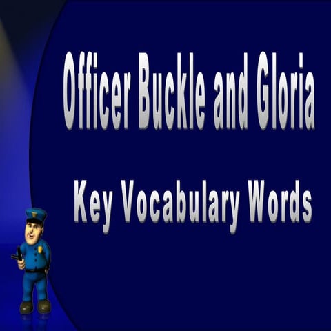 Officer Buckle Vocabulary and HFW | PPT
