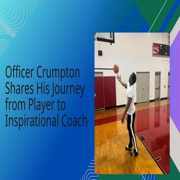 Officer Crumpton Shares His Journey from Player to Inspirational Coach ...