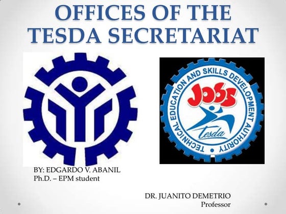T e s d a | PPT | Vocational Training | Careers