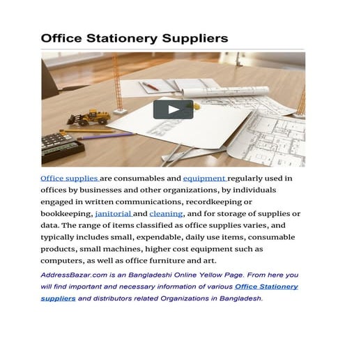 Office stationery suppliers | PDF