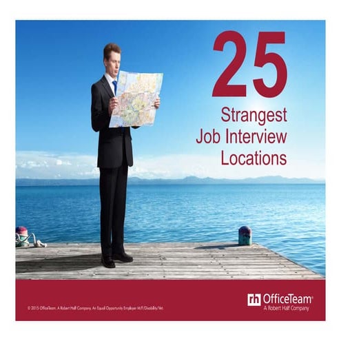 25 Strangest Job Interview Locations | PDF