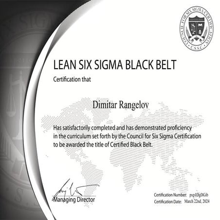Official_Certification_Issued_Lean_Six_Sigma_Black_Belt_Certification_Standard | PPT