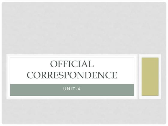 Types of business correspondence | PPTX | Desktop Publishing | Computer ...