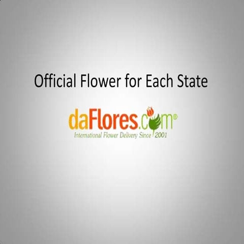 Official State Flowers | PPTX