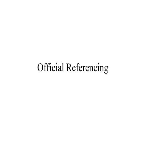 Official Referencing in English language.ppt