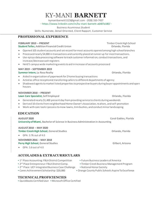RESUME 2 | DOCX | Business | Business and Finance
