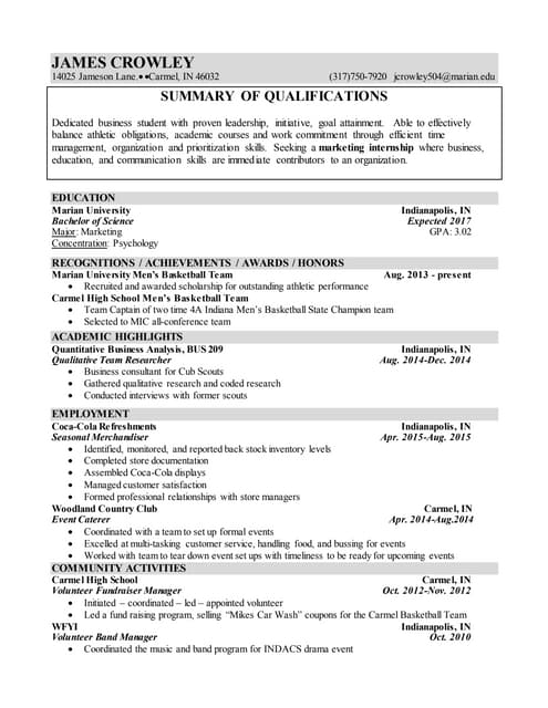 Josh Snyder Resume | PDF