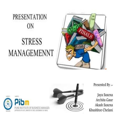 presentation on stress management | PPTX