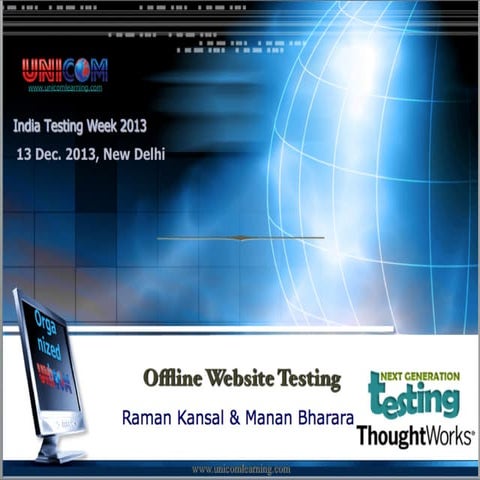 Offline browser testing | PPT