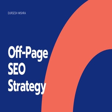 Advance Off Page SEO Strategy Step by Step | PDF