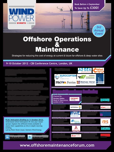 Offshore Wind Farm Operations and Maintenance | PDF
